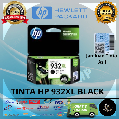 Jual Tinta HP Original 932 XL - CN053AA Large Black Ink Cartridge untuk ...