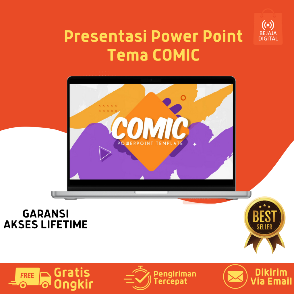 Jual Comic Powerpoint - Template Power Point Elegant Unik & Profesional ...
