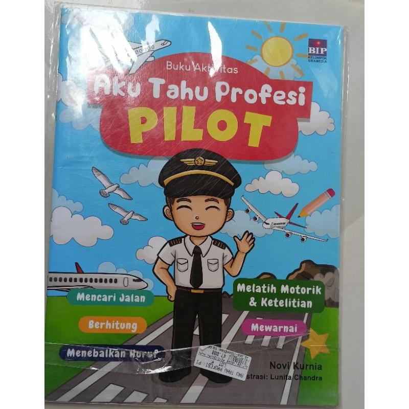 Jual Buku Aktivitas Seri Aku Tahu Profesi PILOT | Shopee Indonesia