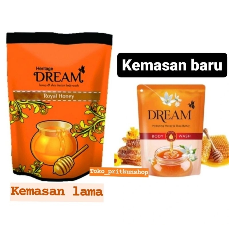 Jual DREAM BODY WASH 450 ML (DREAM HERITAGE ROYAL HONEY & SHEA BUTTER ...