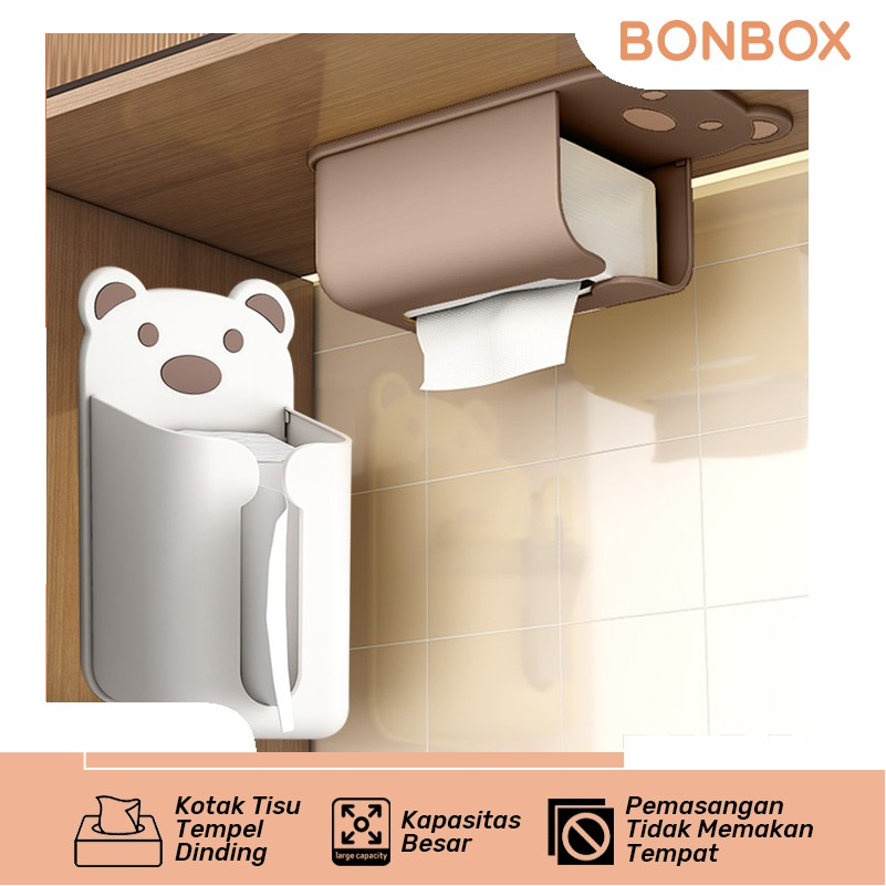 Jual BONBOX BSB3201 Kotak Tisu Storage Box Tempel Dinding Tissue ...