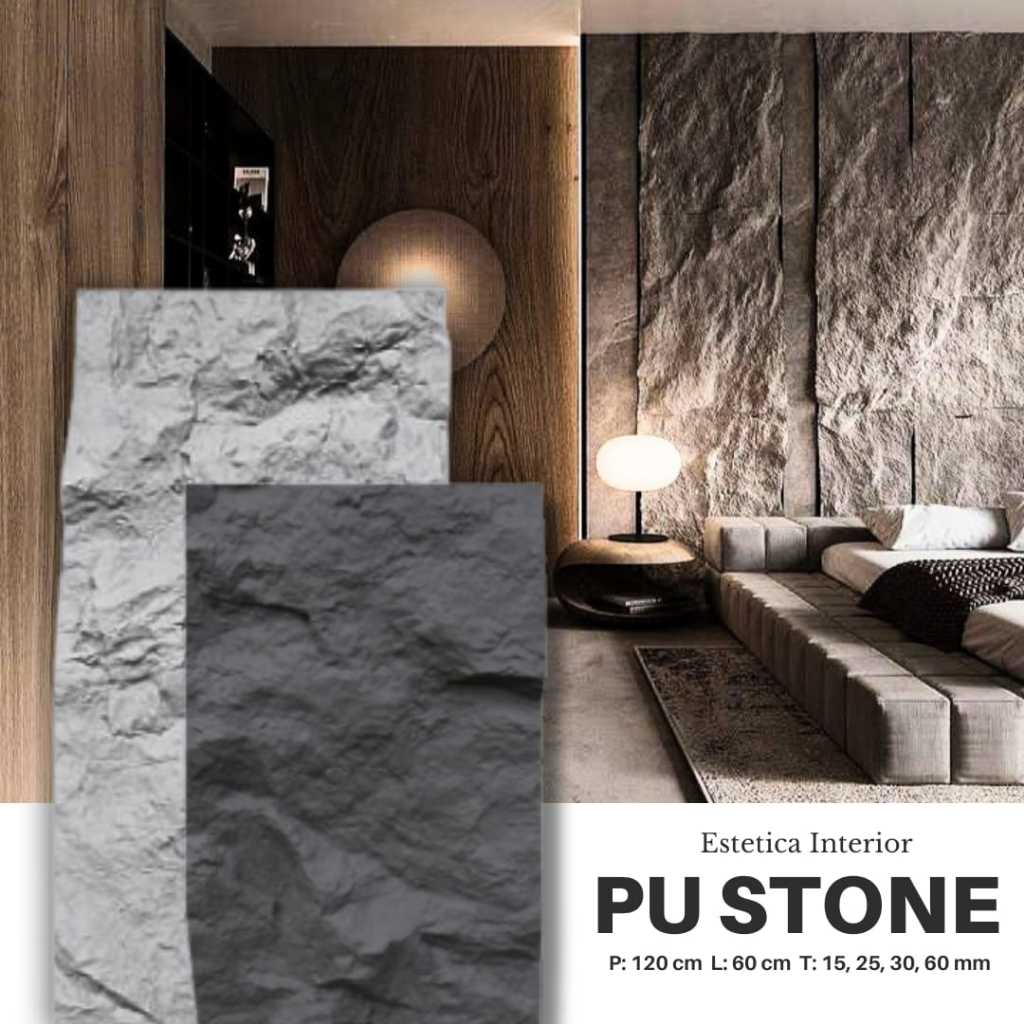 Jual PU Stone Panel PU Stone Rock Panel Polyurethane Dekorasi PU Batu ...