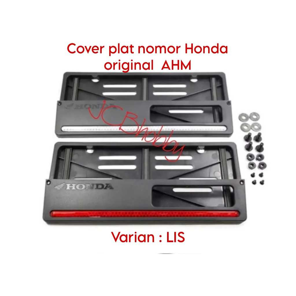 Jual Cover plat nomor motor Honda original AHM | Shopee Indonesia
