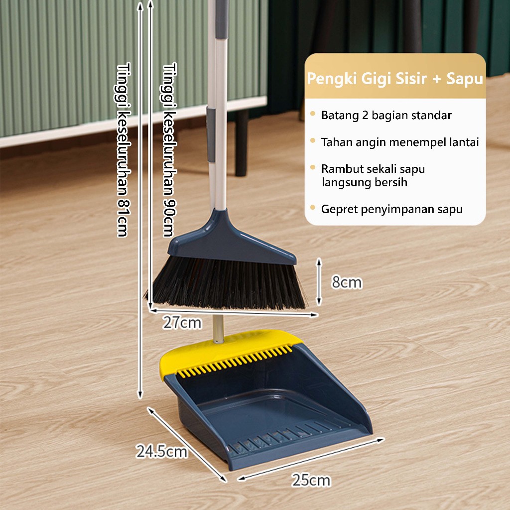 Jual sapu pengki Lipat Alat Pembersih lantai / Sapu Lantai Pengki Set ...
