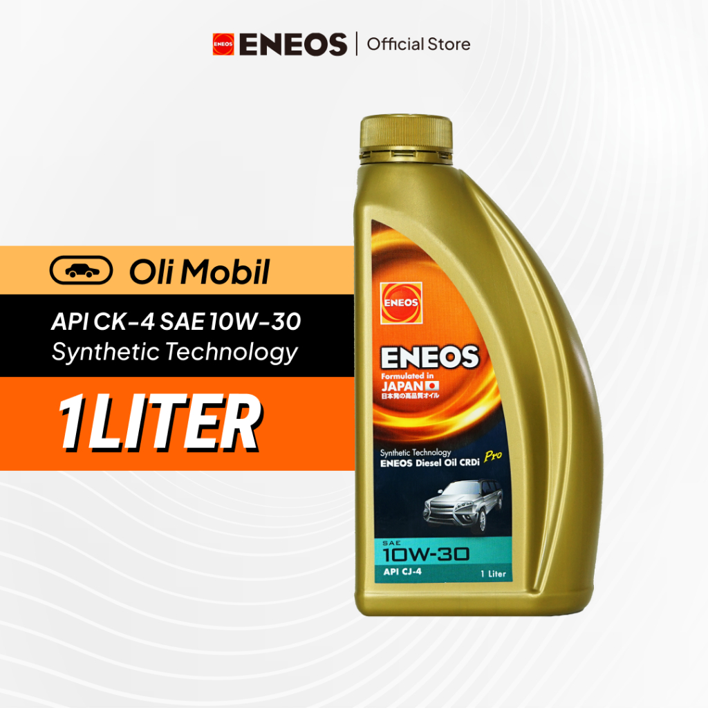 Jual ENEOS Oli Mesin Mobil Diesel 10W-30 CK-4 CRDi PRO Kemasan 1L | Shopee Indonesia