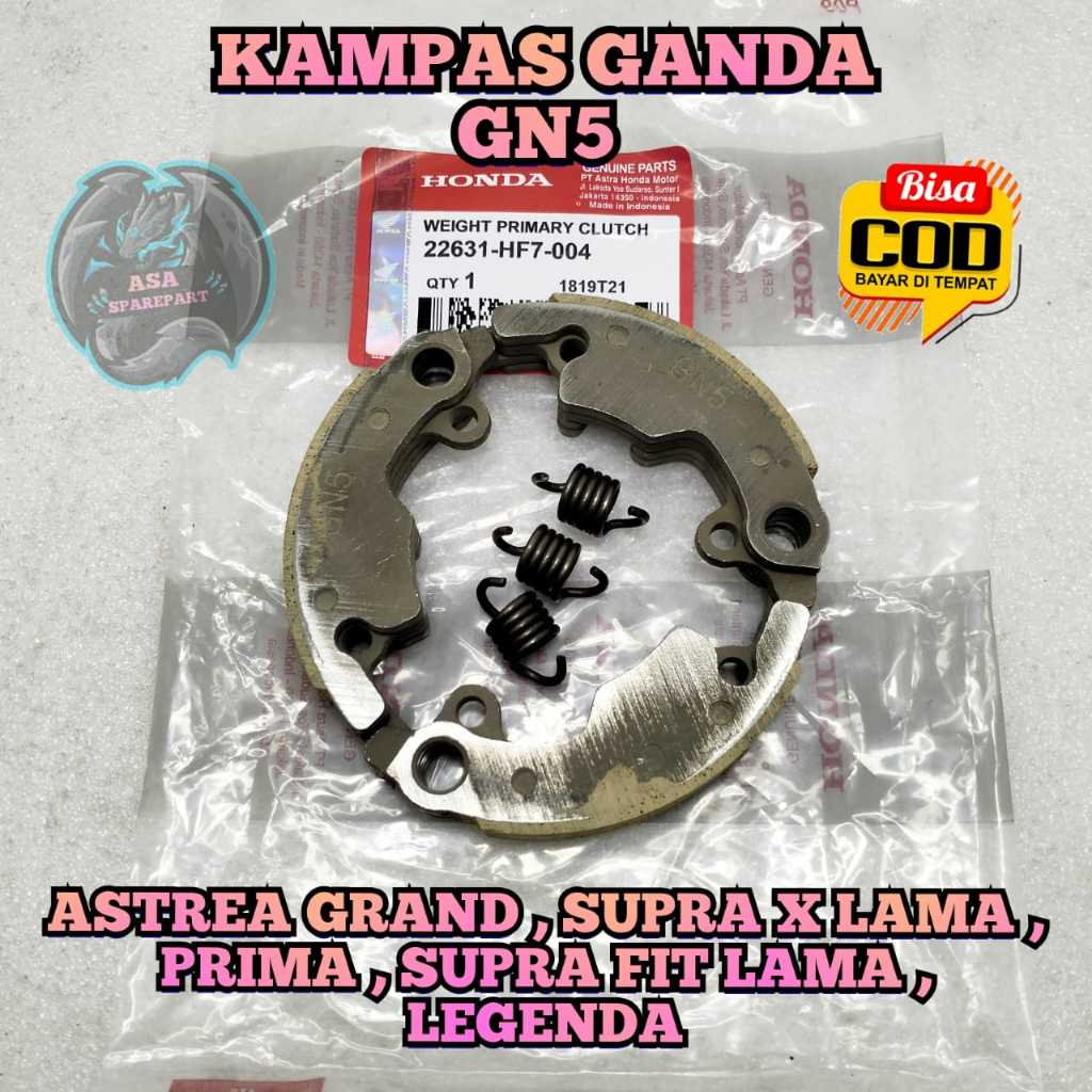 Jual KAMPAS GANDA ASLI ORIGINAL HONDA AHM GN5 UNTUK MOTOR ASTREA GRAND ...