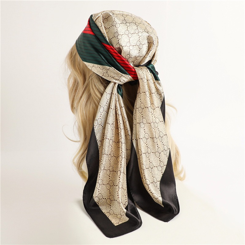 Jual Hijab sutra satin fashion Jilbab wanita Kemeja dengan outer scarf ...