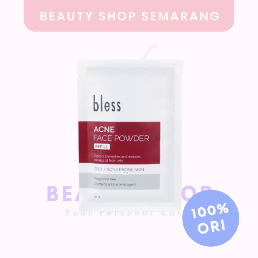 Jual BLESS - Refill Acne Face Powder 21gr All Tone - Wajah Berjerawat ...