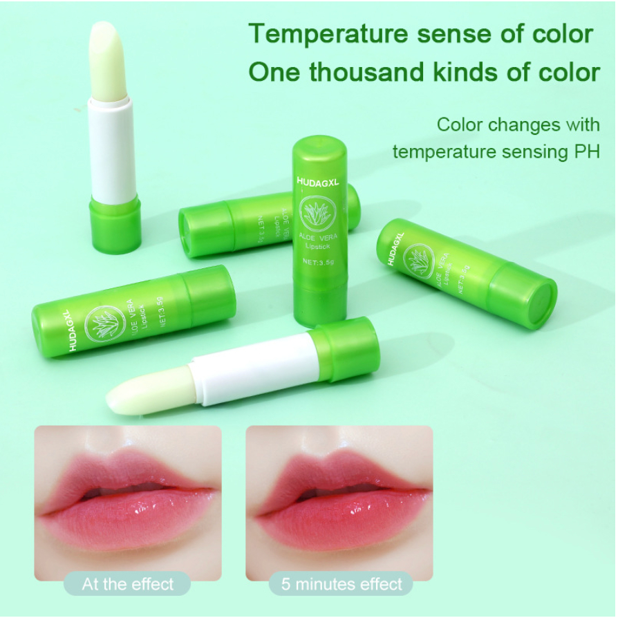 Jual Lip Balms Aloe Vera Berubah Warna Moisturise Bibir Tetap Lembab ...