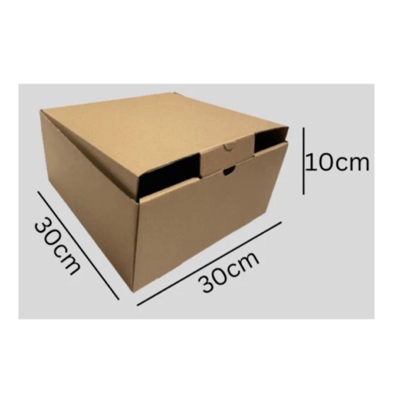 Jual 30x30x10 cm box kotak karton kemasan die cut packaging kardus dus ...