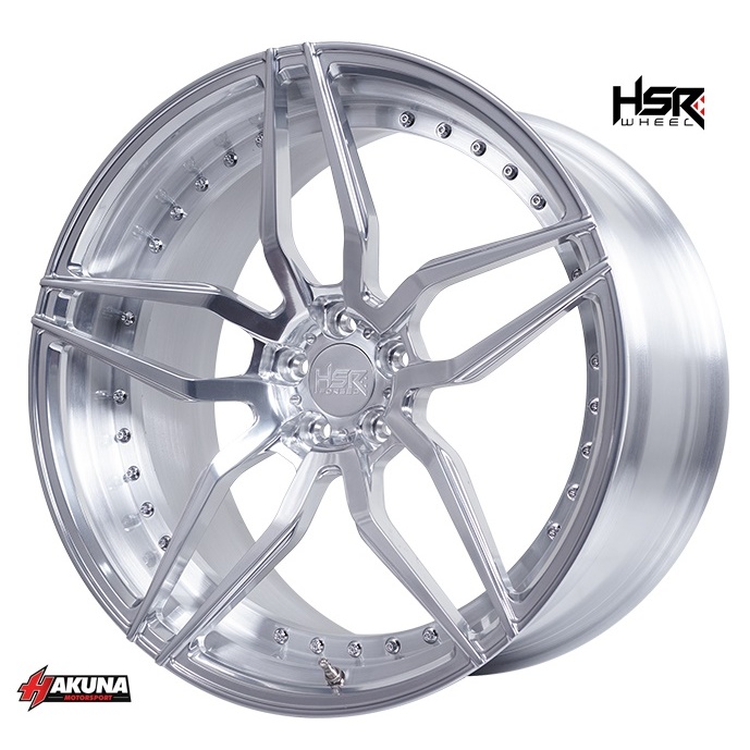 Jual VELG MOBIL ORIGINAL HSR RFG MTR R22 Pcd 5X112 FULL POLISHED GRATIS ...