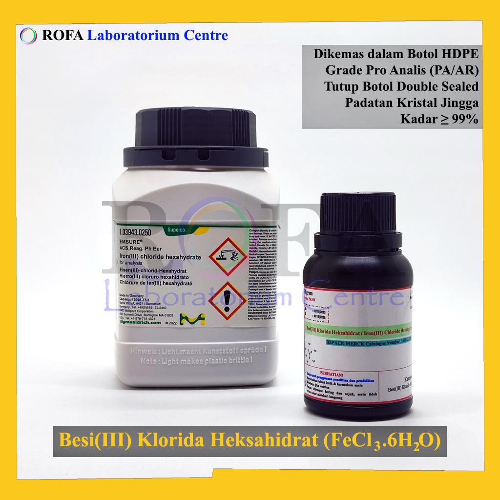 Jual Besi(III) Klorida Heksahidrat / Iron(III) Chloride Hexahydrate ...