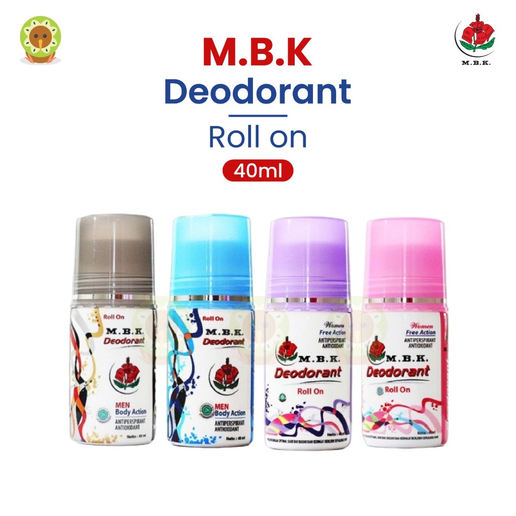 Jual M.B.K DEODORANT ROLL ON - ANTI PERSPIRANT - MBK DEO | Shopee Indonesia