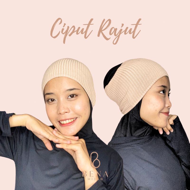 Jual CIPUT RAJUT PREMIUM ANTI PUSING BY BENA HIJAB | Shopee Indonesia
