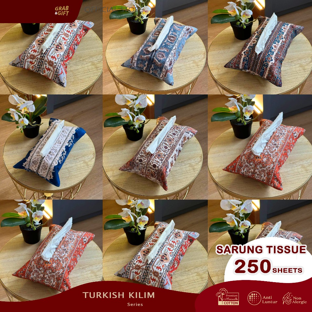 Jual SARUNG TISSUE Motif Print 250 Sheet 30 x 18 cm / Turkish Kilim ...