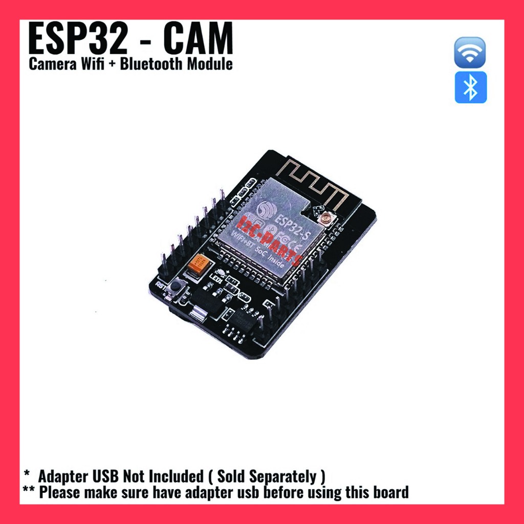 Jual 9GMN Esp32-Cam Wifi + Bluetooth Camera Module With Ov2640 Esp32 Cam Development Board ...