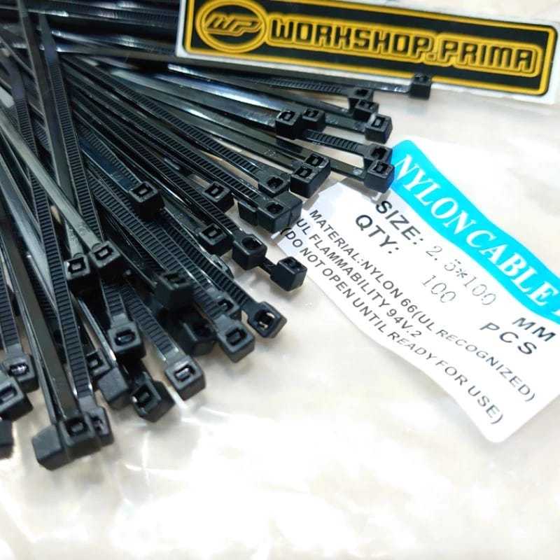 Jual Tali Kabel Tis Cable Ties Insulock Insulok Ripet 2,5 x 100mm 100mm ...