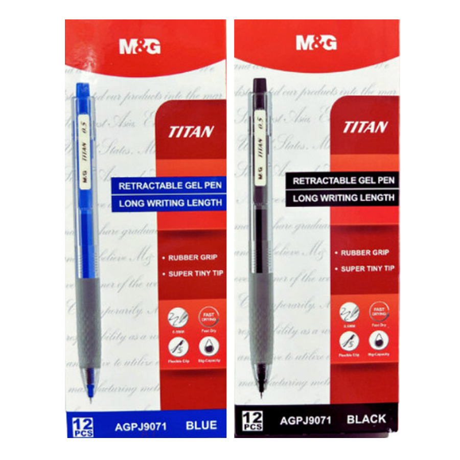 Jual Pulpen Gel M&G Titan 0.5mm AGPJ9071 | Shopee Indonesia