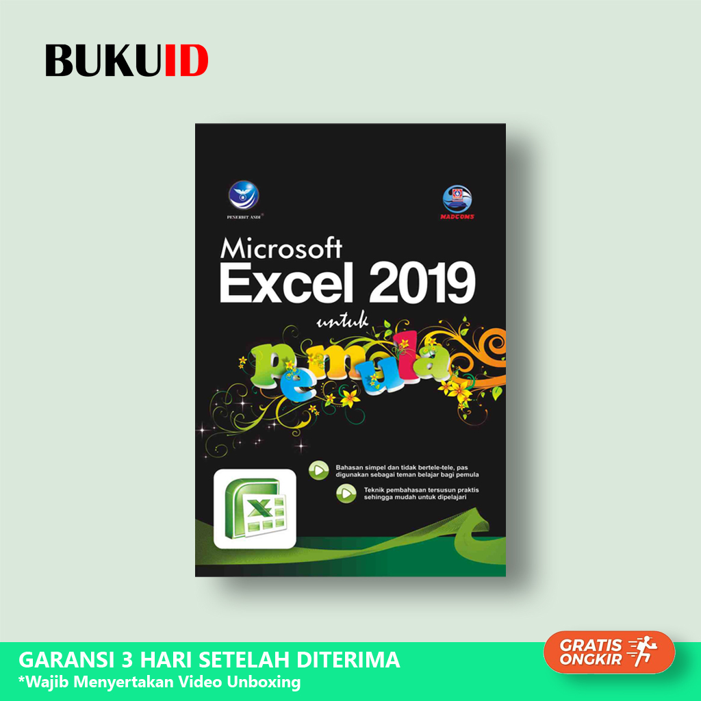Jual Buku Microsoft Excel 2019 Untuk Pemula - Original | Shopee Indonesia