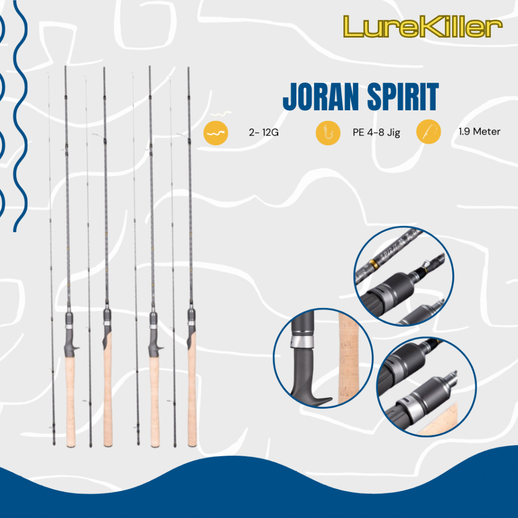 Jual Lurekiller SPIRIT Joran Pancing Ring FUJI 1.9M C652L/S652L Joran Spinning/Casting JP023 ...