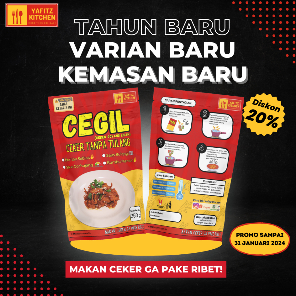 Jual CEGIL Ceker Tanpa Tulang Bumbu Seblak / Gochujang / Bulgogi ...