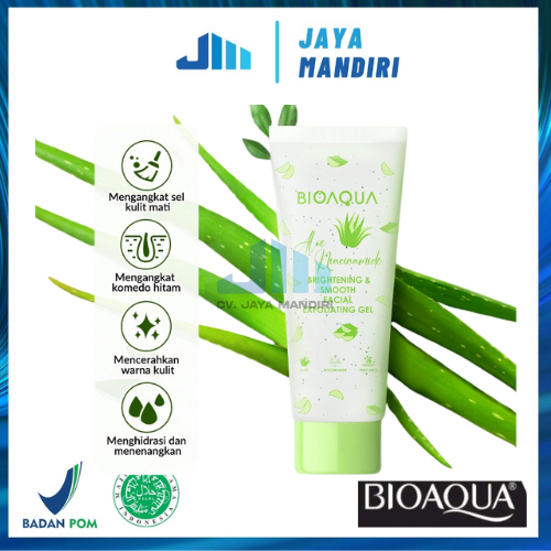 Jual BIOAQUA Scrub Wajah Niacinamide Brightening & Smooth Facial ...