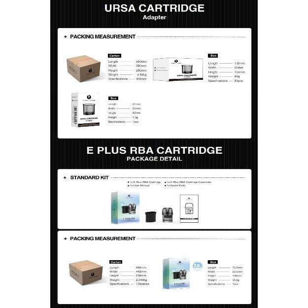 Jual E PLUS RBA / ADAPTOR CARTRIDGE THELEMA ELITE 40 | Shopee Indonesia