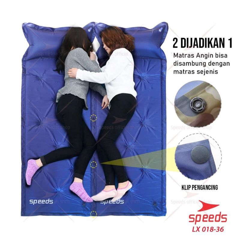 Jual SPEEDS Matras angin kasur tidur angin sleeping pad Portable ...