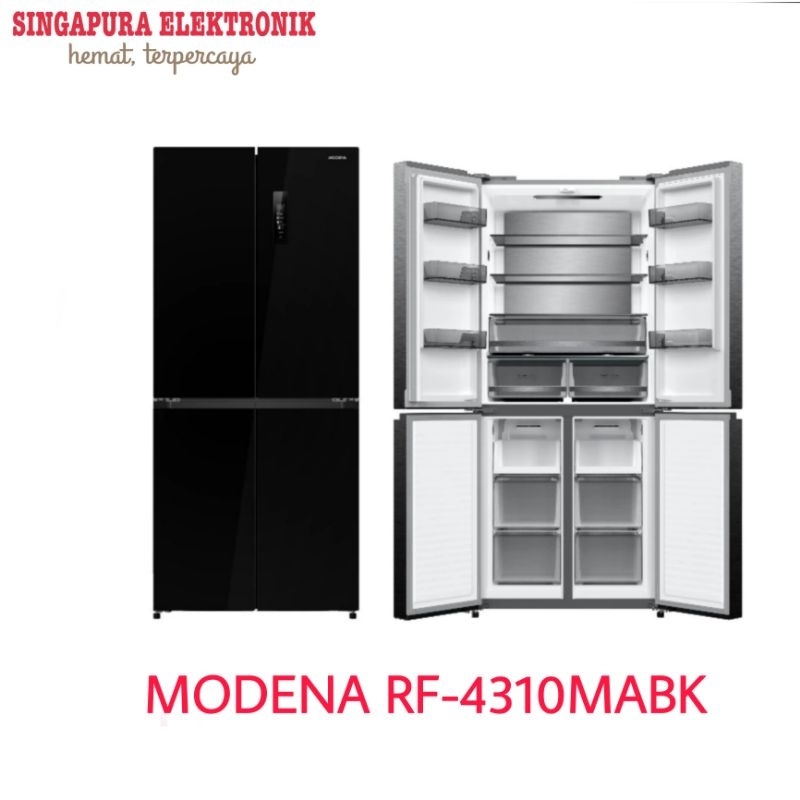Jual Modena Kulkas Side by Side RF-4310MABK | Shopee Indonesia