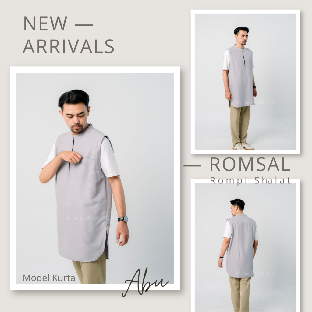 Jual LATIF Romsal Series Rompi Shalat Pria Eksklusif Bahan Katun Model Koko dan Kurta | Shopee ...