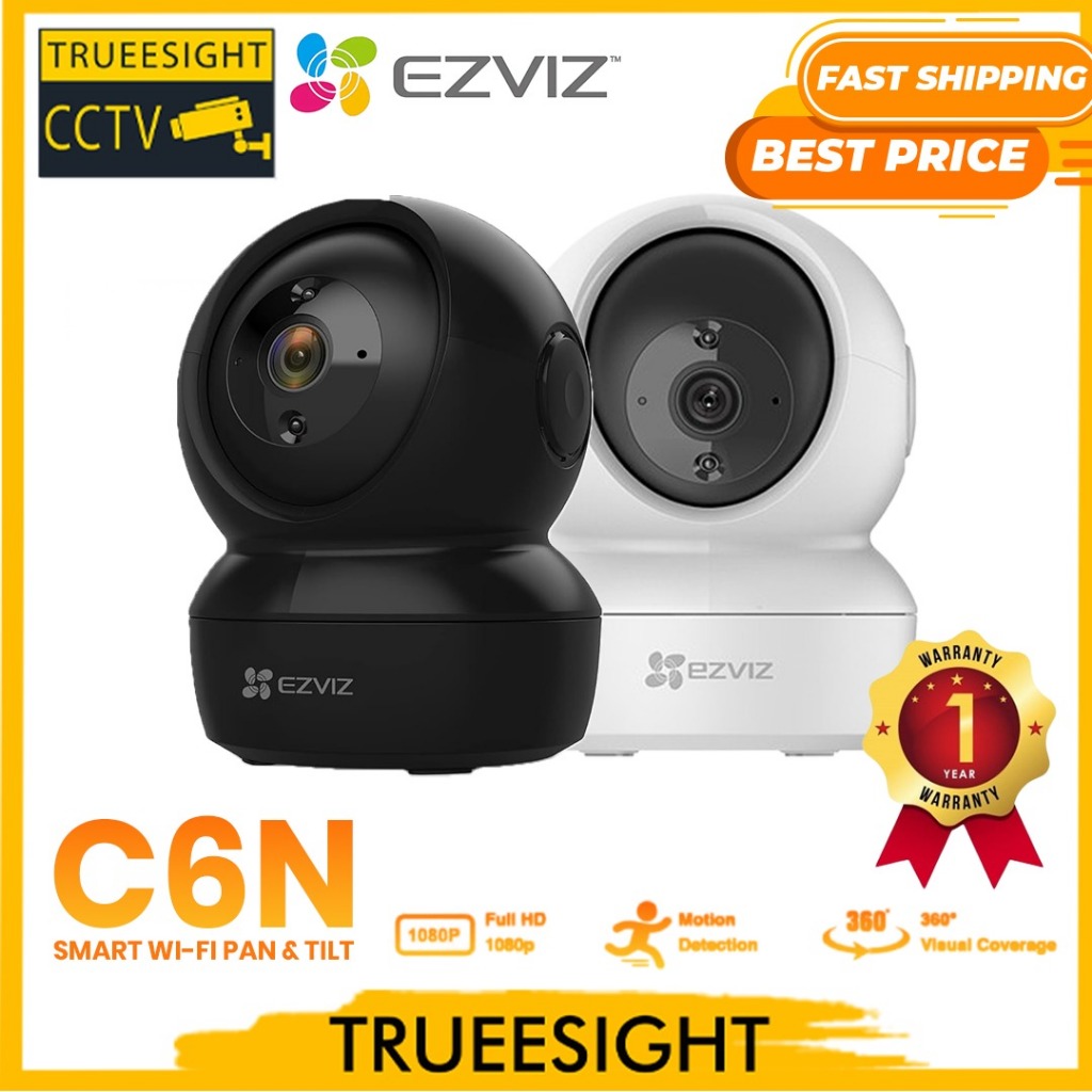 Jual EZVIZ C6N 2MP Smart WiFi Indoor Camera Full HD 1080p Pan & Tilt ...