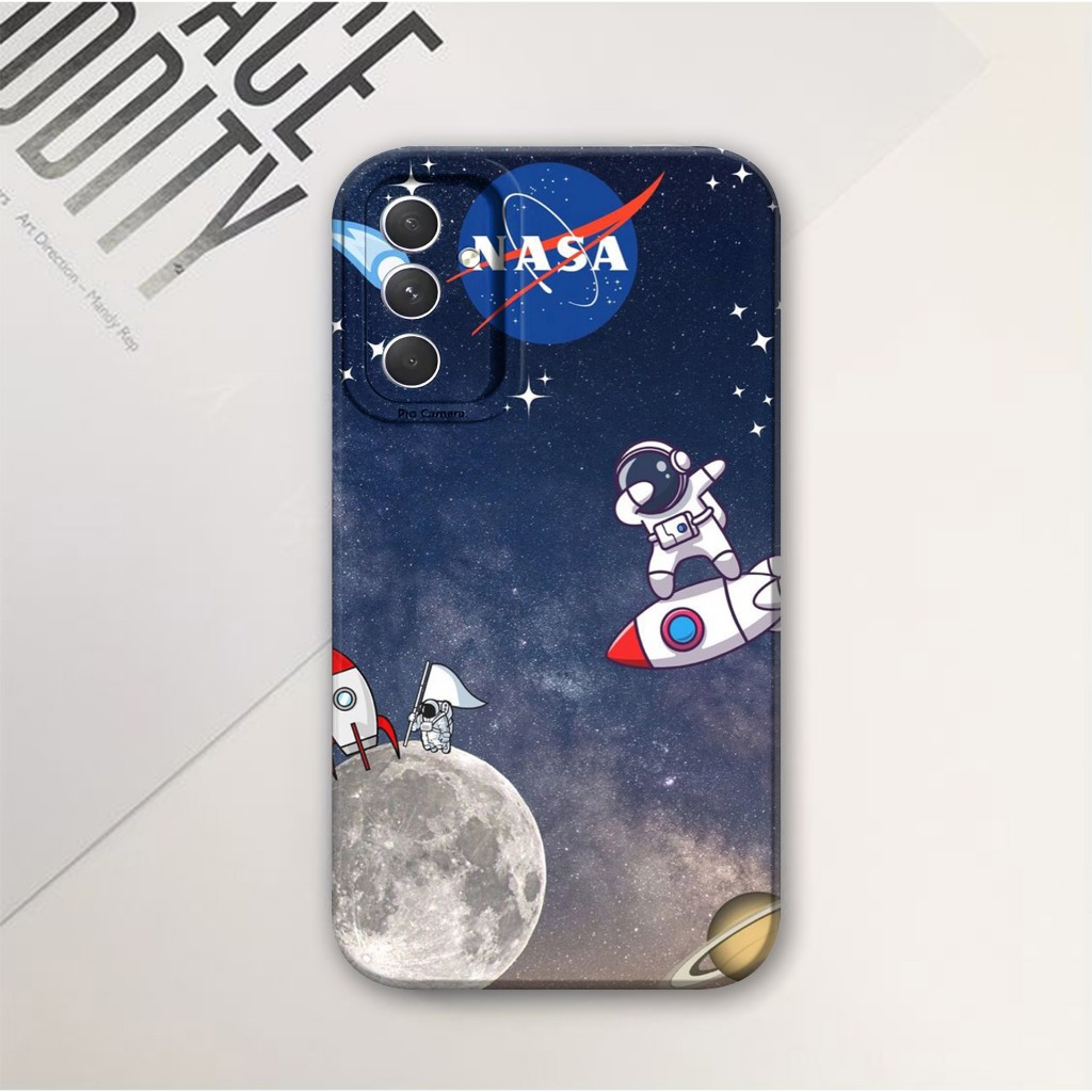 Jual Casing Hp Samsung A15 4G/5G Motif Astronot Galaxy Blue Kekinian ...