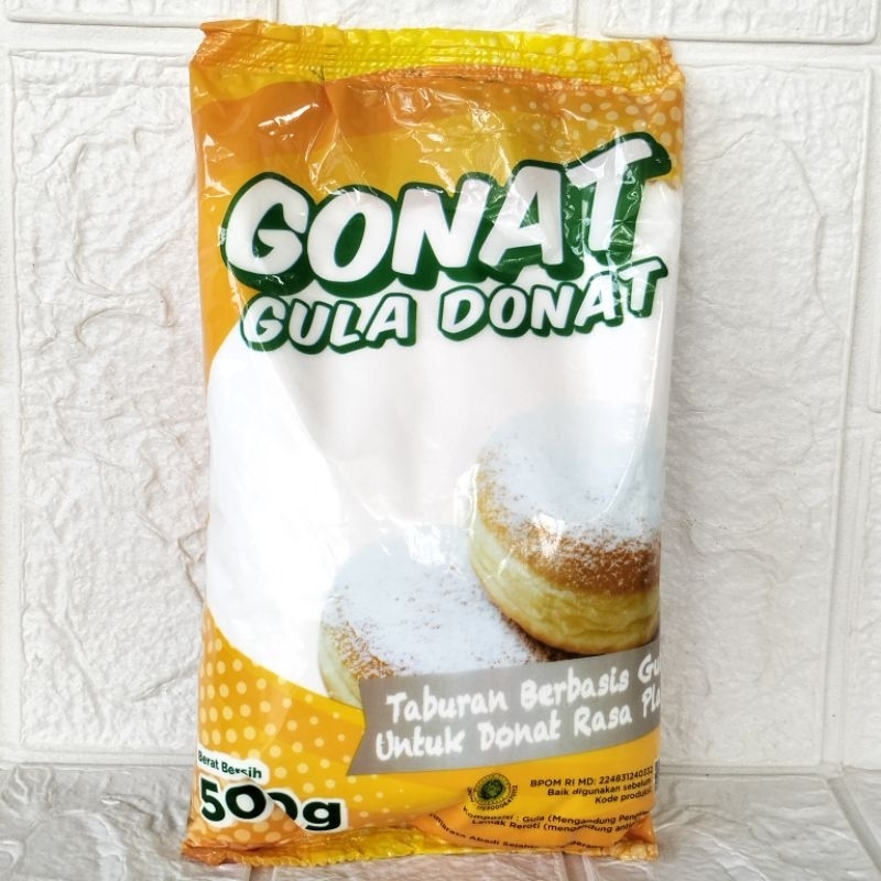 Jual Gonat Gula Donat 500gr Free Bubble Wrap dan Dus Tebal | Shopee ...