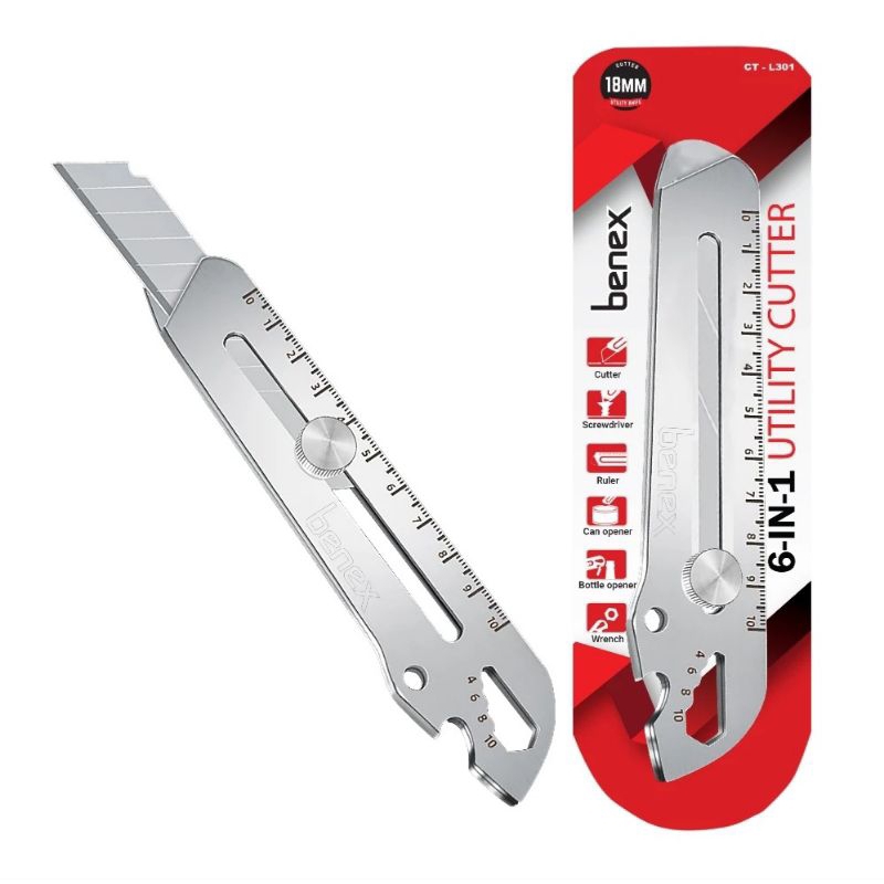 Jual Cutter Besi Stainless 18mm Multifungsi | Shopee Indonesia