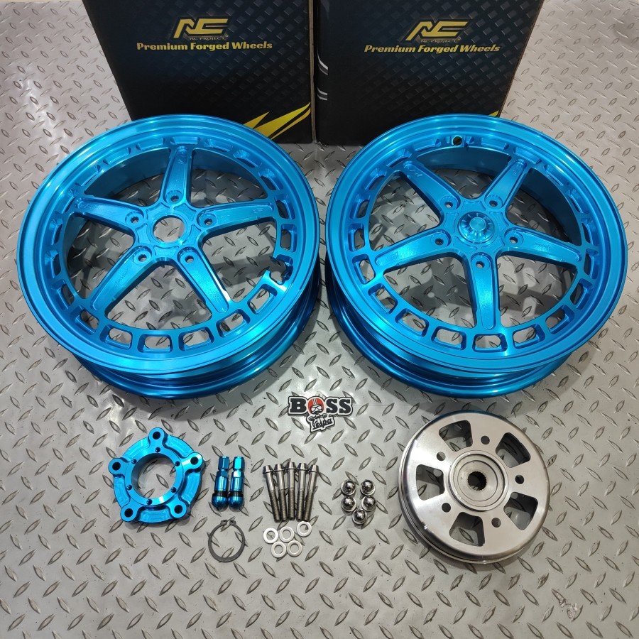 Jual Velg NC Project Speciale Pepsi BLue Front&Rear Vespa Sprint Prima ...