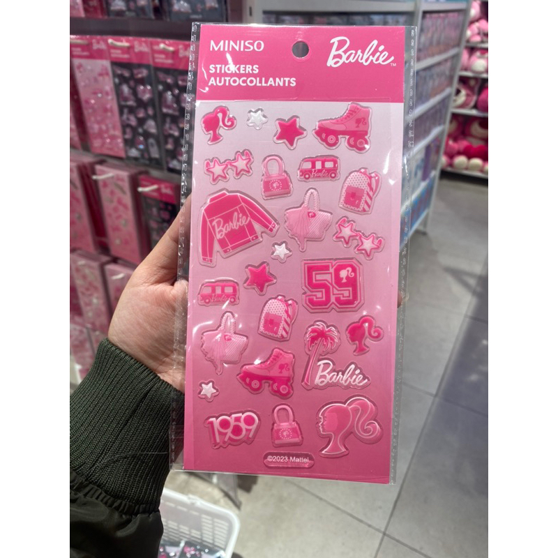 Jual MINISO X BARBIE STICKERS | Shopee Indonesia