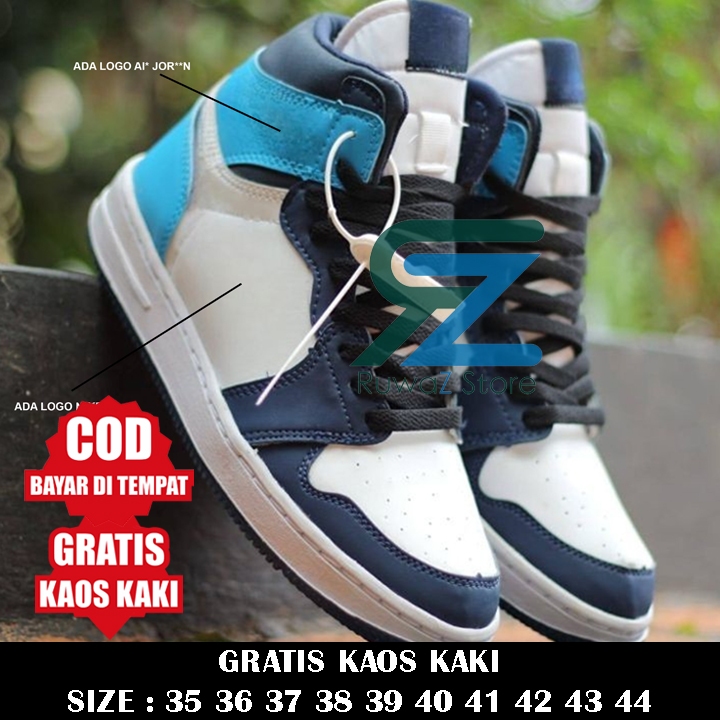 Jual 008786 (Bayar Di Tempat) SEPATU SNEAKERS PRIA NAVY TOSCA SEPATU ...