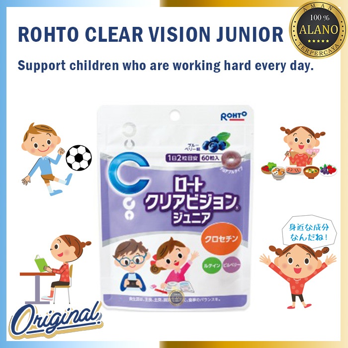 Jual Rohto Clear Vision Junior Original Japan | Shopee Indonesia