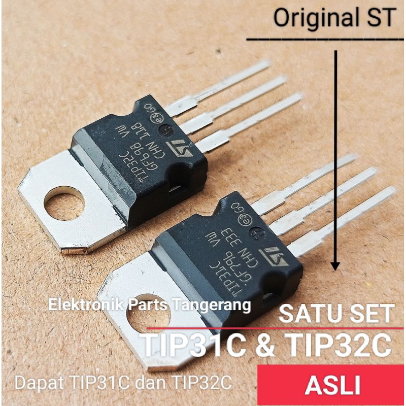 Jual Satu Set Tip 31c Tip 32c Original Tip31 Tip32 Tip 31 Tip 32 Transistor Tip 31c Asli