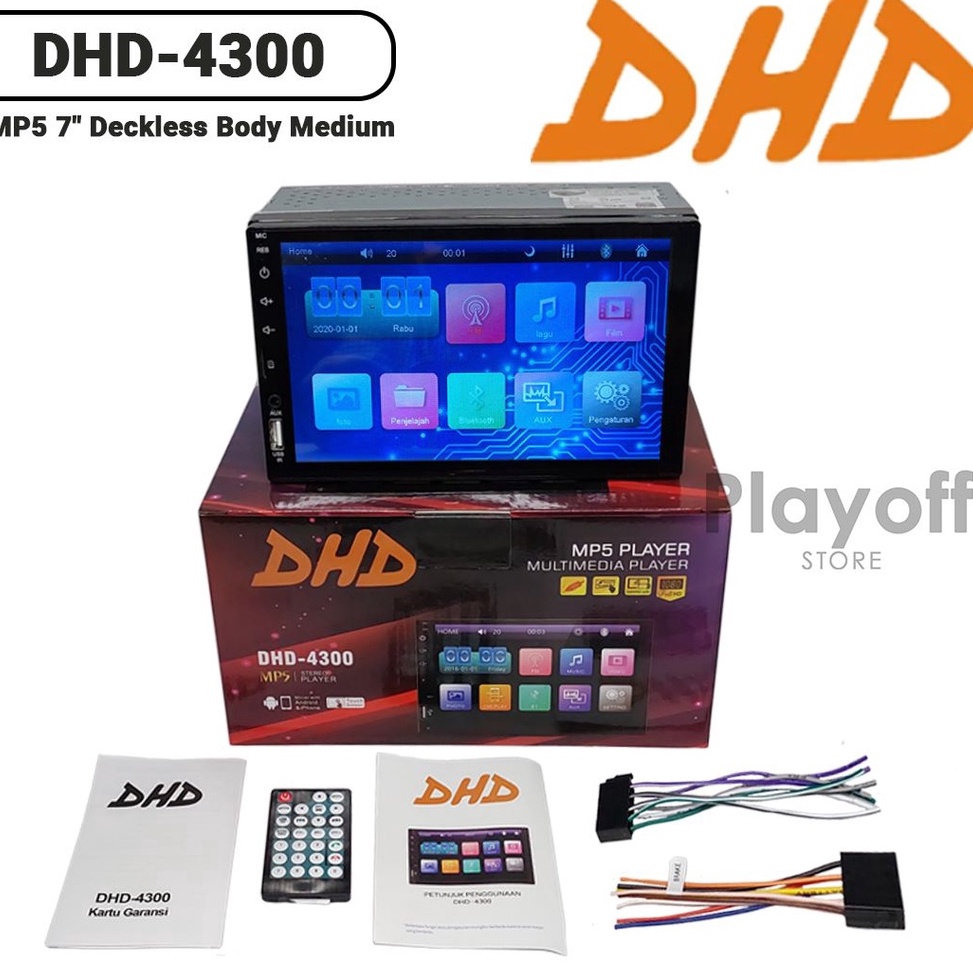 Jual Bfr Head Unit Double Din Body Panjang MP5 7 inch MirrorLink DHD43 ...