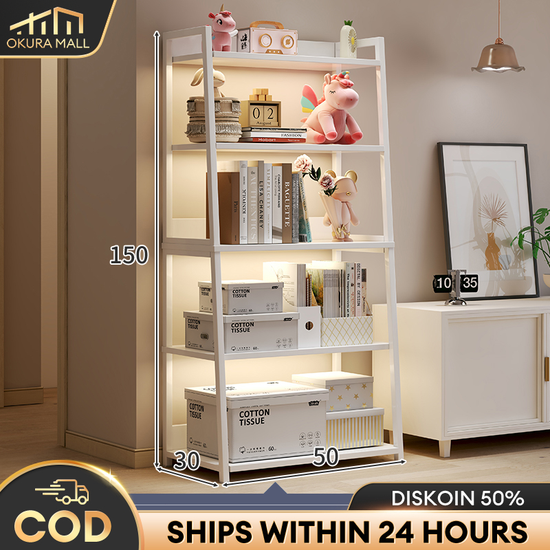 Jual Rak Buku Rak Besi 5 Tingkat Rack Metal Tempat Penyimpanan ...