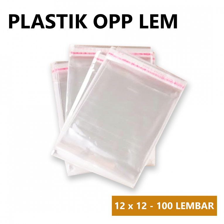 Jual AliMaMa - PLASTIK OPP LEM 12x12 (100 PCS) - Kemasan Undangan ...