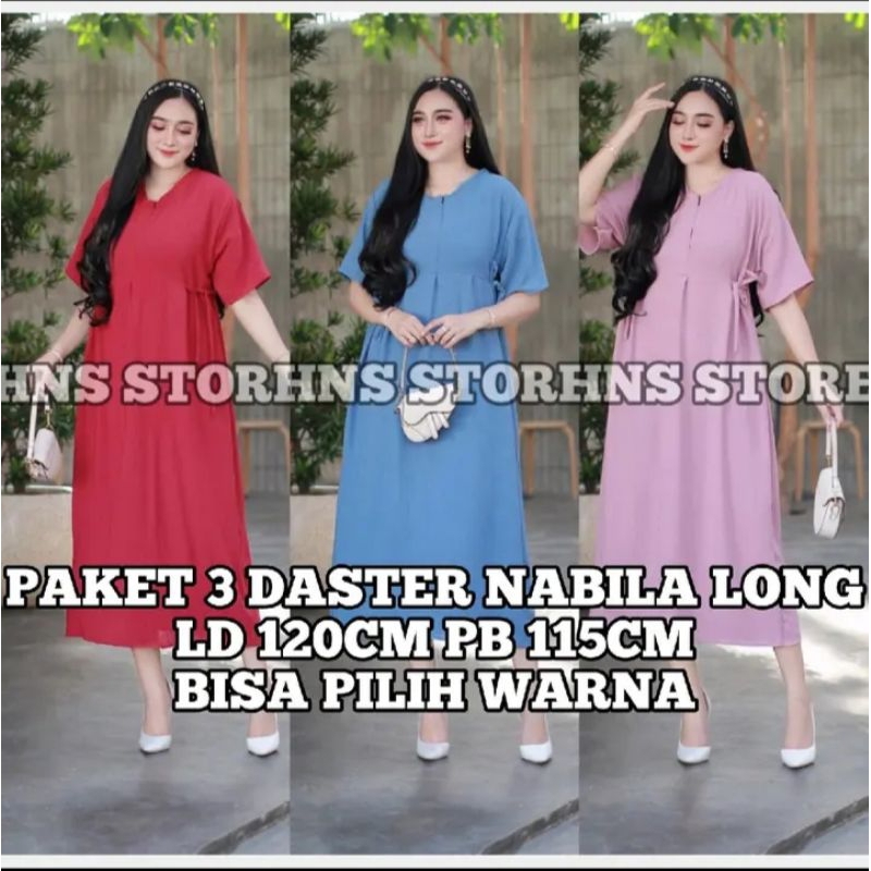 Jual PAKET 3 DASTER NABILA TERBARU BISA PILIH WARNA | Shopee Indonesia