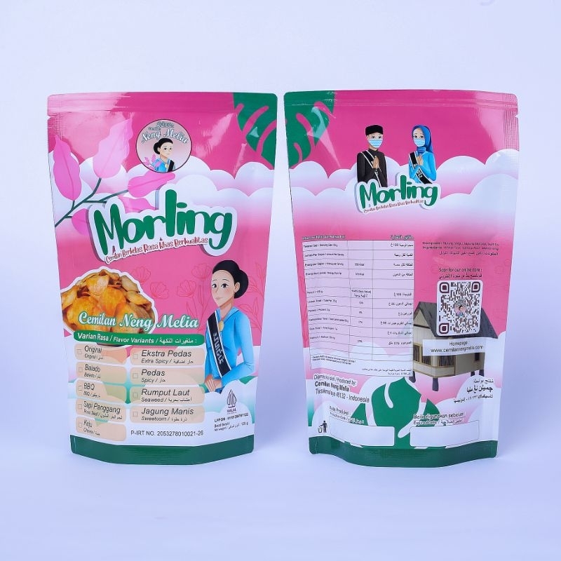Jual Pouch Morling Cemilan Neng Melia || Keripik Cemilan Camilan Snack ...