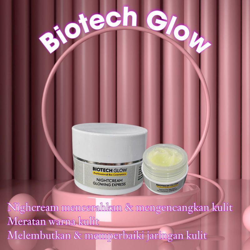 Jual Biotech Night Cream Acne Dan Glowing | Shopee Indonesia