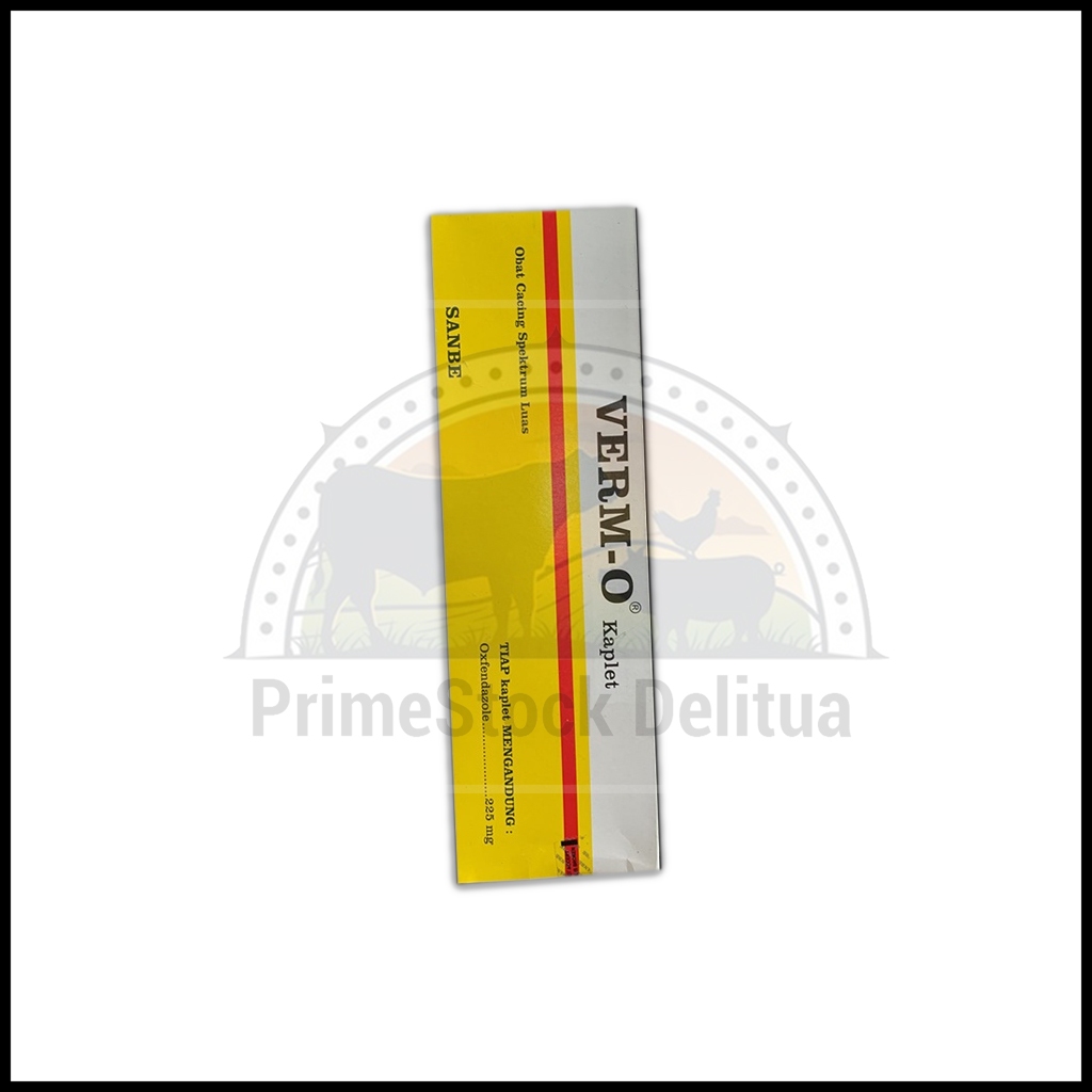Jual Verm-O Kaplet Obat Cacing Hewan 1 Kotak: Pengobatan dan ...
