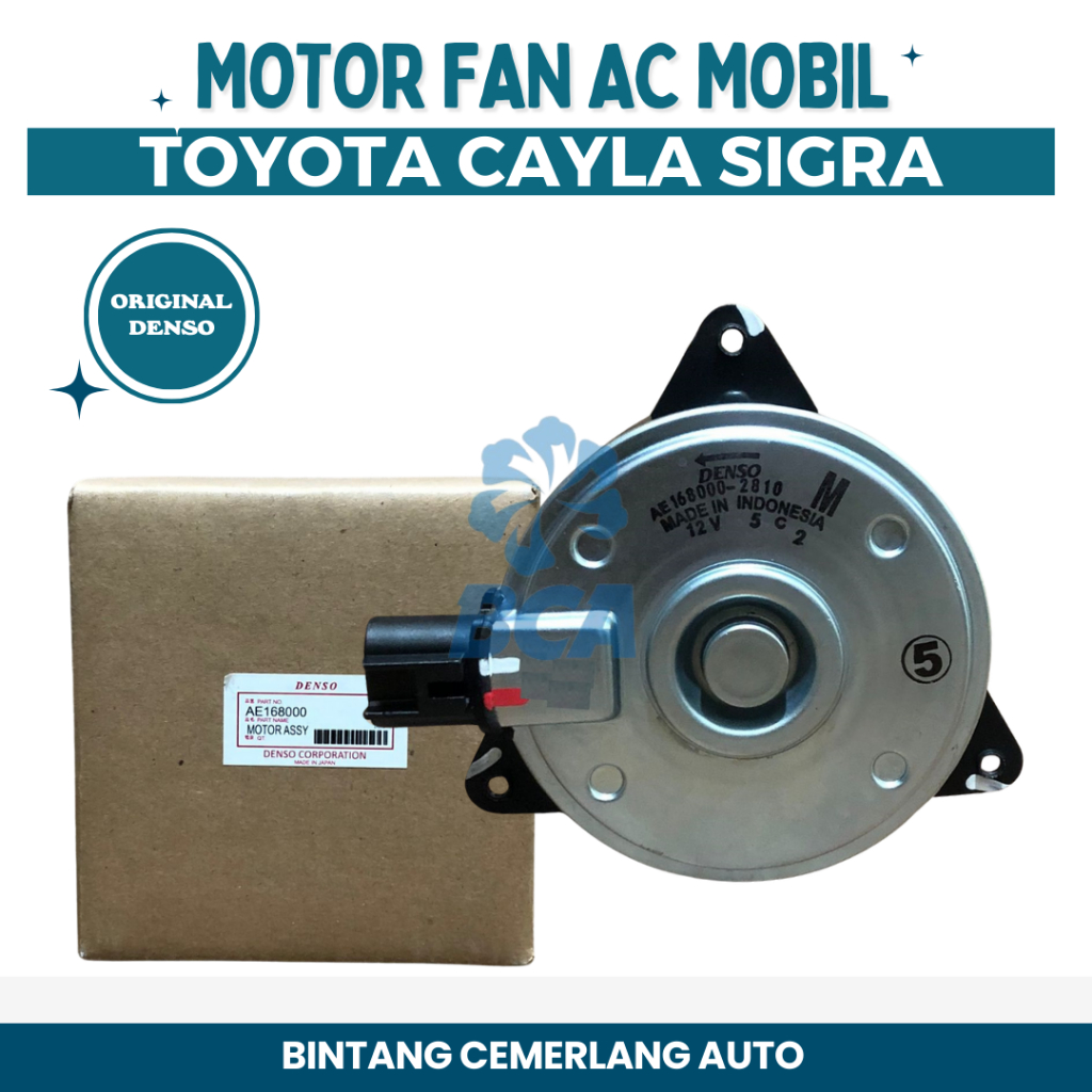 Jual MOTOR FAN AC Mobil Toyota CALYA Cayla Sigra ORIGINAL DENSO ...