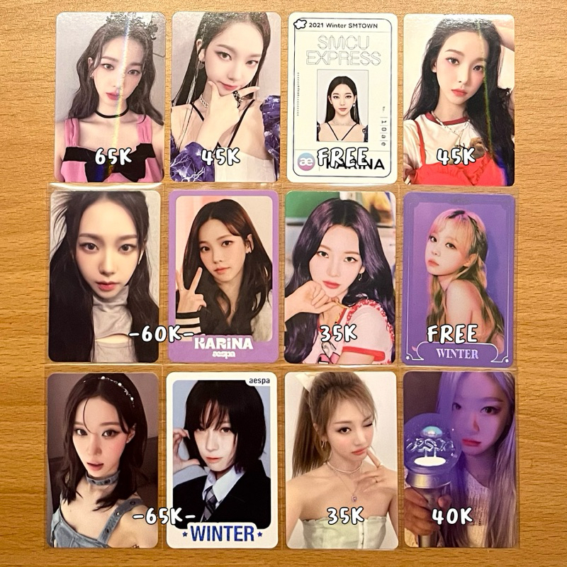 Jual PC KARINA HOTTRACKS GIRLS KARINA SMCU EXPRESS AESPA VER PASSCARD KARINA SEASON GREETINGS ...