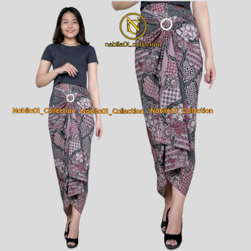 Jual Rok Lilit Batik Bawahan Kebaya Rok Lilit Wanita Pakaian ...