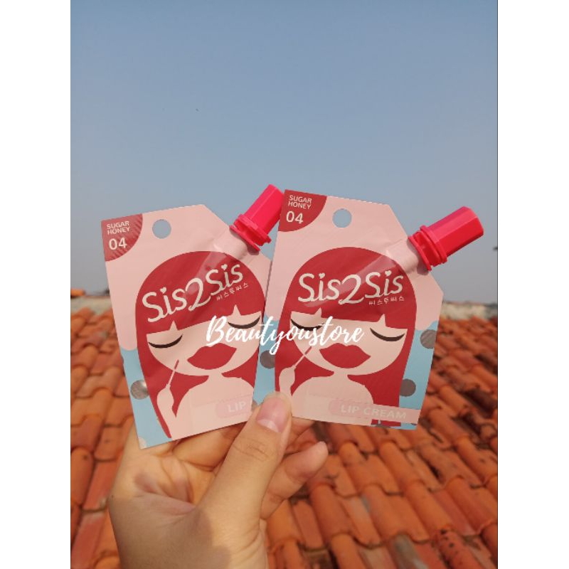 Jual lipcream sis2sis shade 04(satuan/1 sachet) | Shopee Indonesia